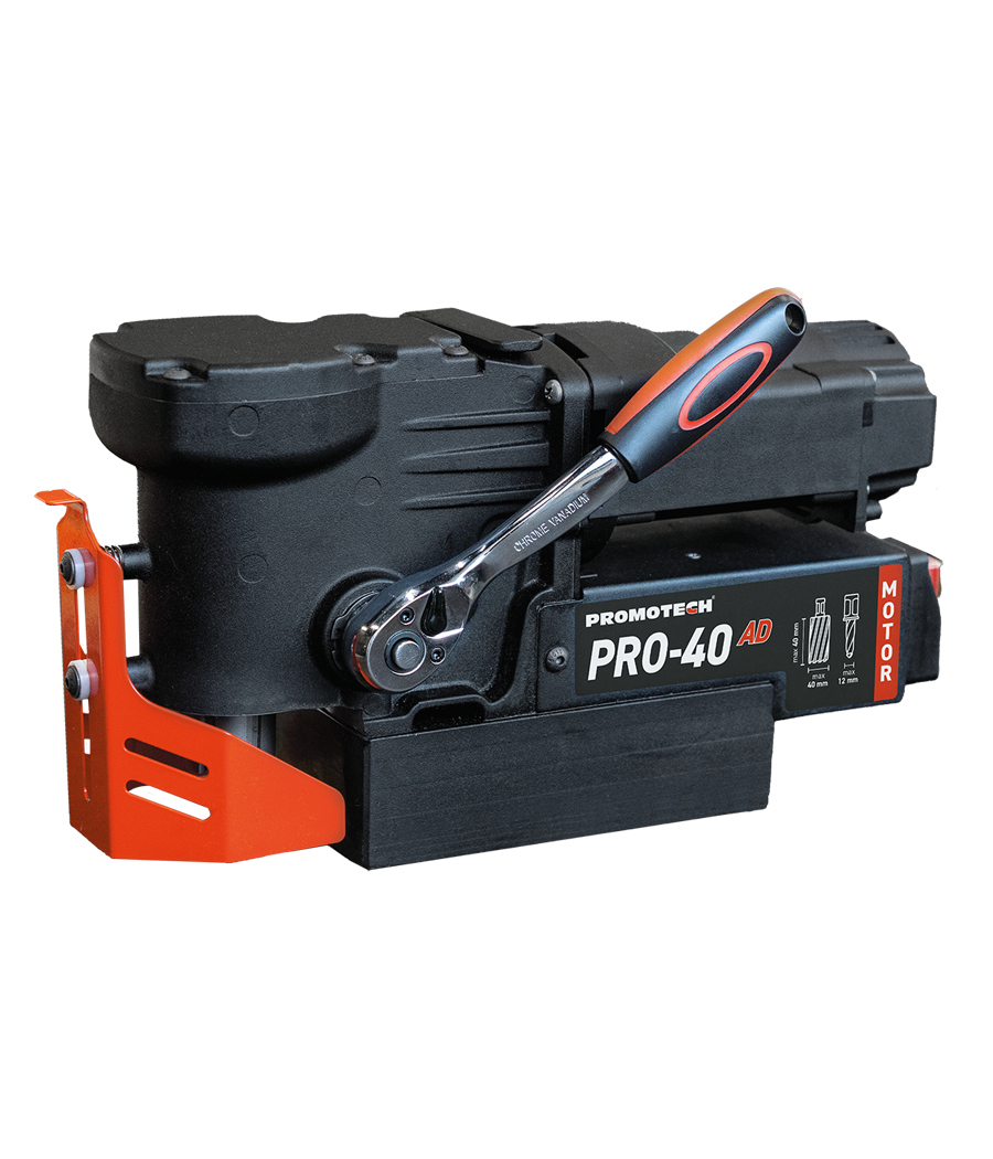 PRO-40 AD | Super-Strong Mag Base Low Profile Drill — PROMOTECH